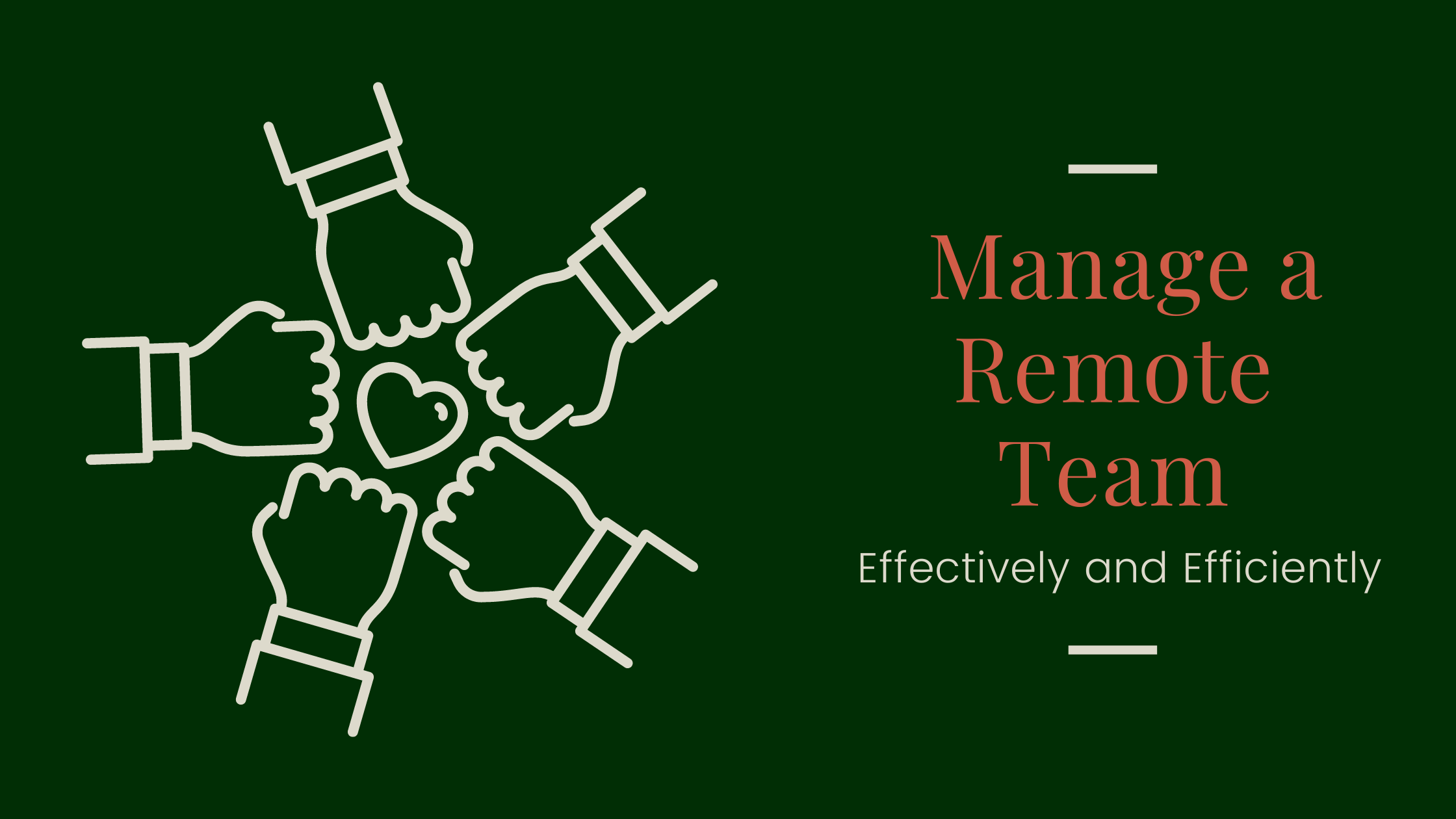 How To Manage A Remote Team Effectively Michelle Lucherini